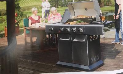 Barbecue gas METEOR 4S Inox OUTBACK