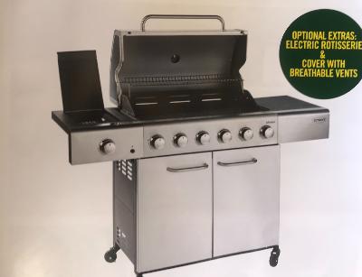 Barbecue gas METEOR 4S Inox OUTBACK